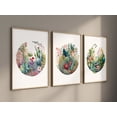 Wildflower Floral Wall Art Pastel Set 3 Stretched Canvas 8x12 - Walmart.com