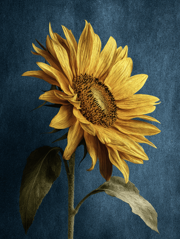 Wildflower Meadow Canvas Painting, Boho Floral Wall Art for Living Room ...