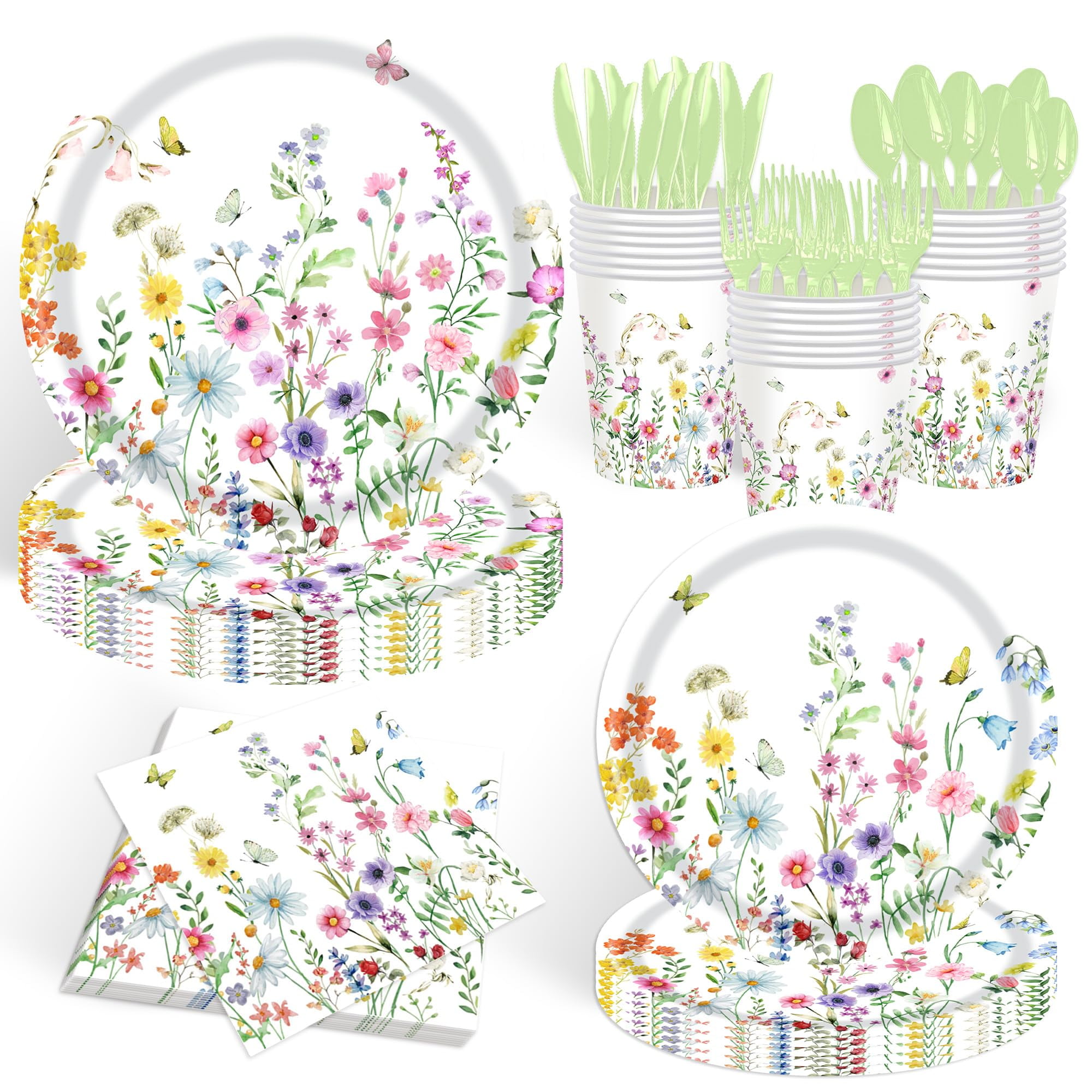 Wildflower Party Decorations Spring SSF20 Floral Baby Shower Birthday ...