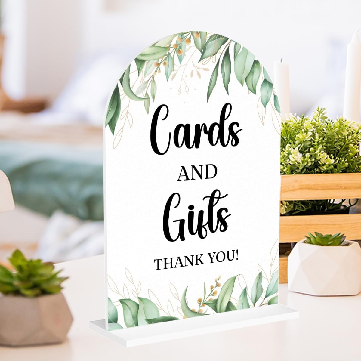 Wildflower Wedding Decor Table Sign - Beautiful Acrylic Table Top Signs ...