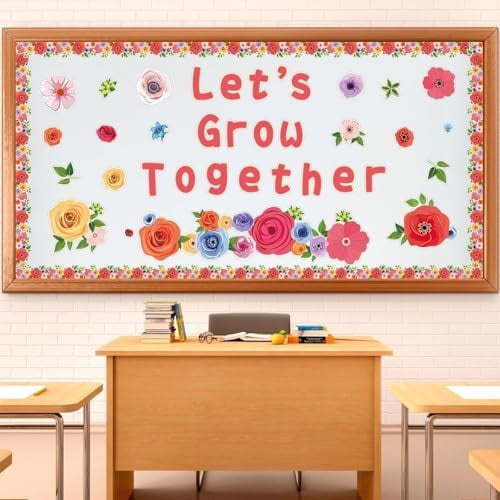 Wildflowers Bulletin Board Set Back to School Bulletin Board Classroom ...