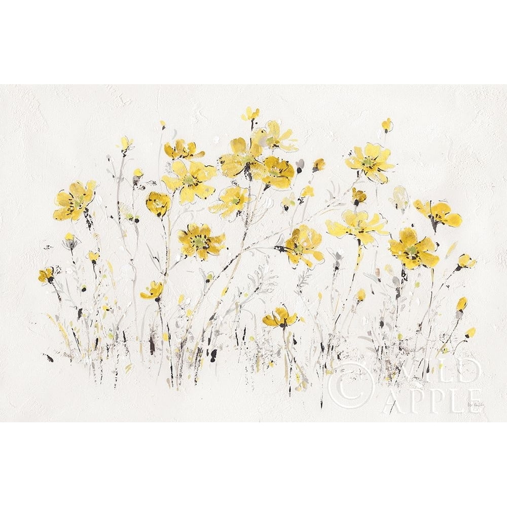 Wildflowers I Bright Yellow Poster Print by Lisa Audit - Walmart.com