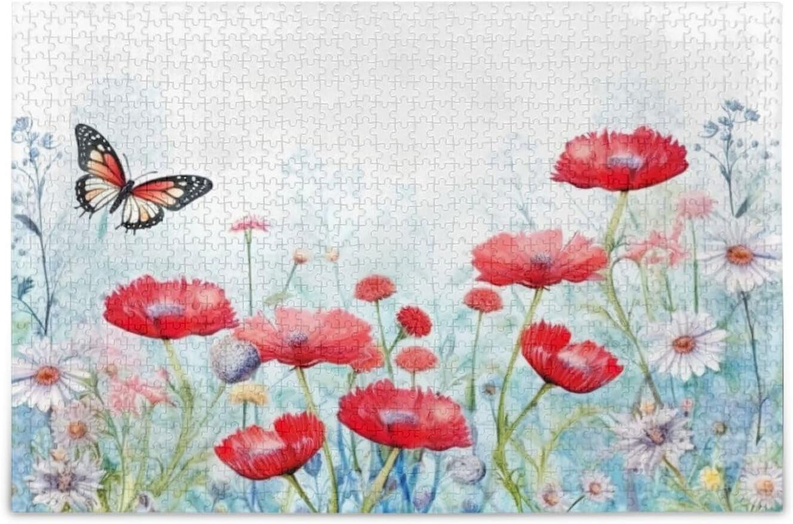 Wildflowers Jigsaw Puzzles 500 PiecesPuzzles for Adults Family Game ...