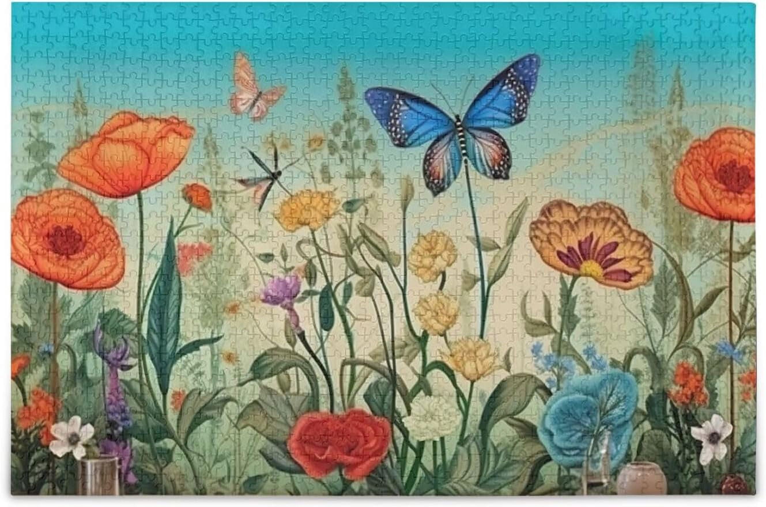 Wildflowers Jigsaw Puzzles for Adults 500 Piece, Puzzles 500 Pieces for ...