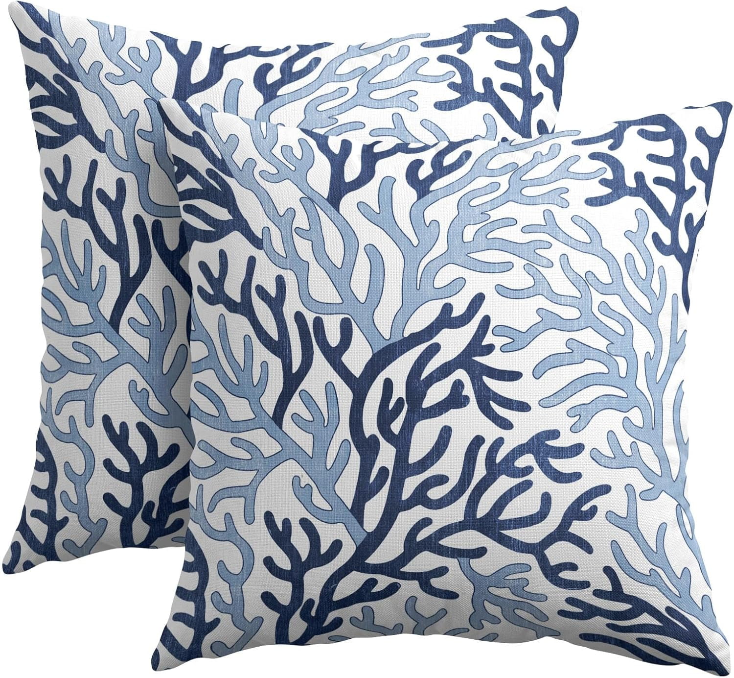 Wildflowers Spring Pillow Covers 18X18 Inch Set of 2 Sage Green Plant ...