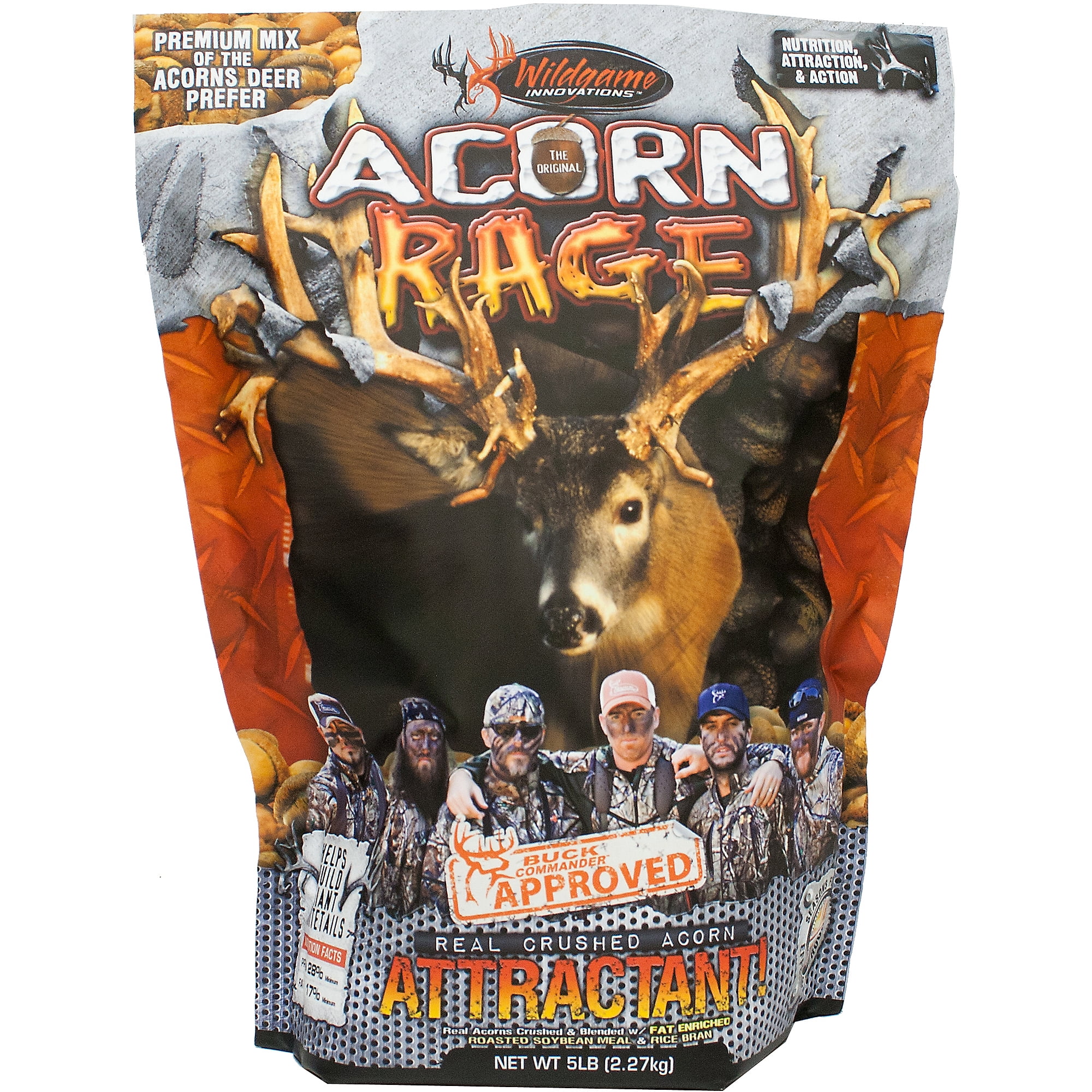 Wildgame Innovations Acorn Rage Deer Attractant Mix 5lb Bag with Real ...