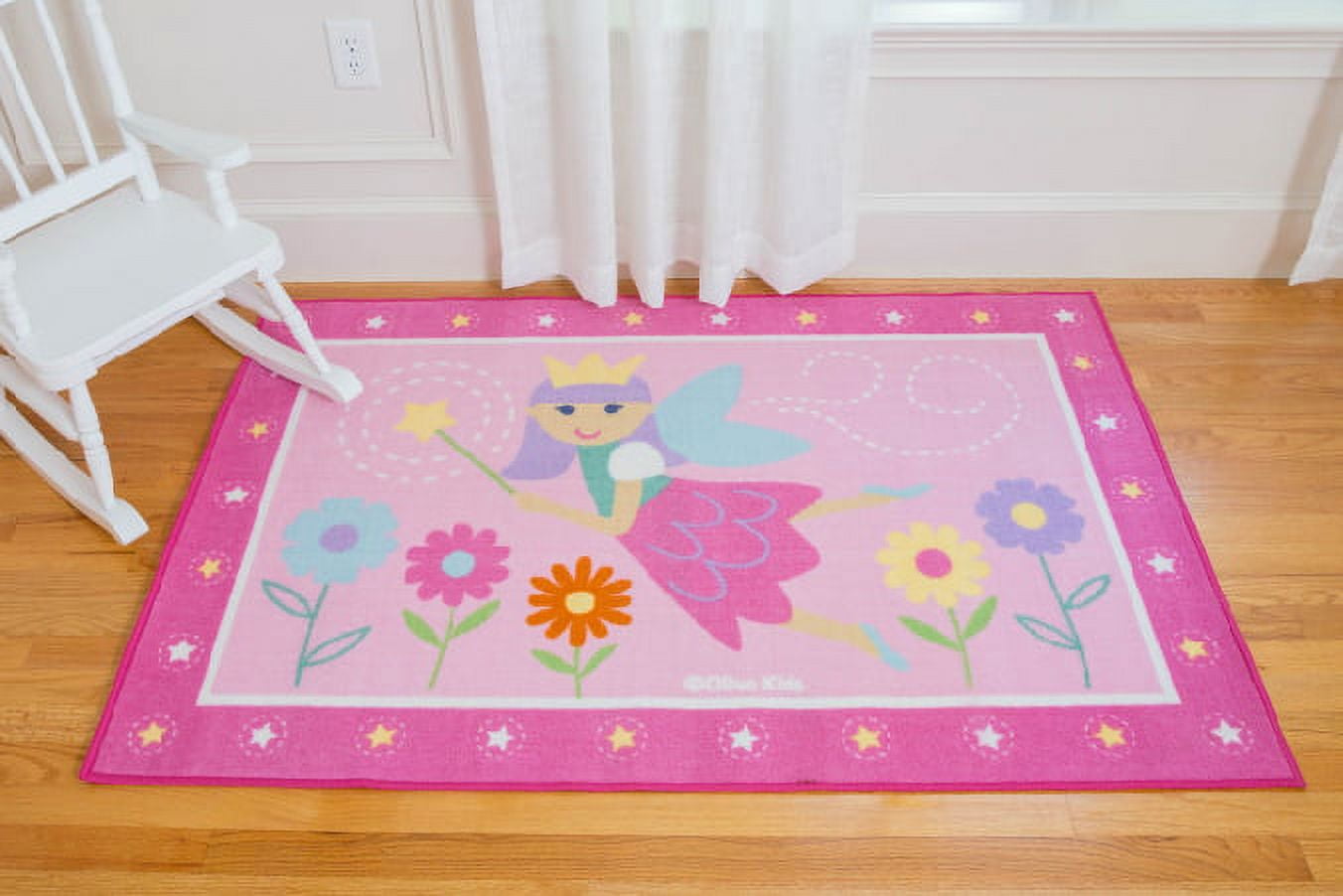 Wildkin Fairy Princess Pink Kids Rug, 3'3" x 4'10" - Walmart.com