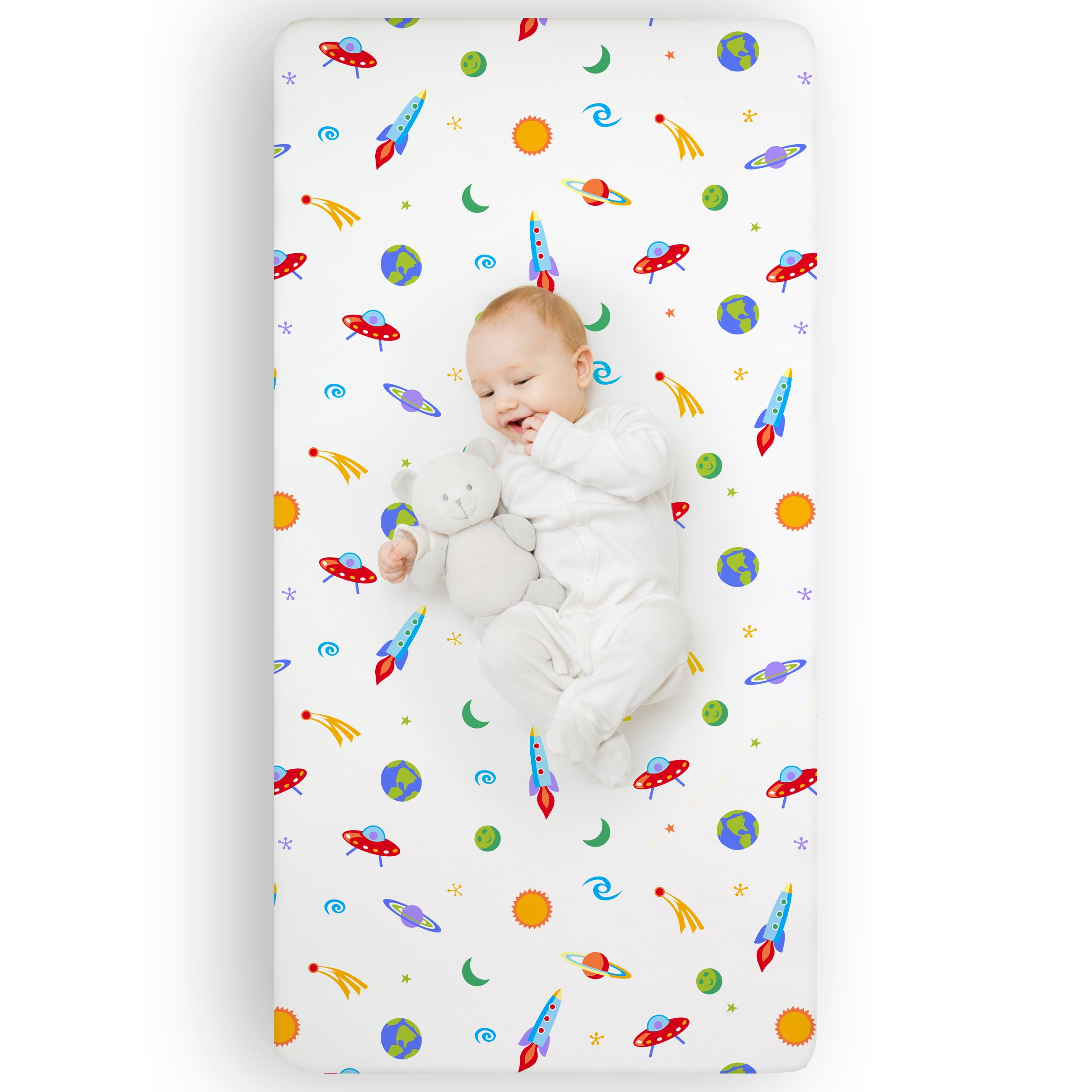 Wildkin Kids Microfiber Fitted Crib Sheet for Boys & Girls, 52 x 28 ...