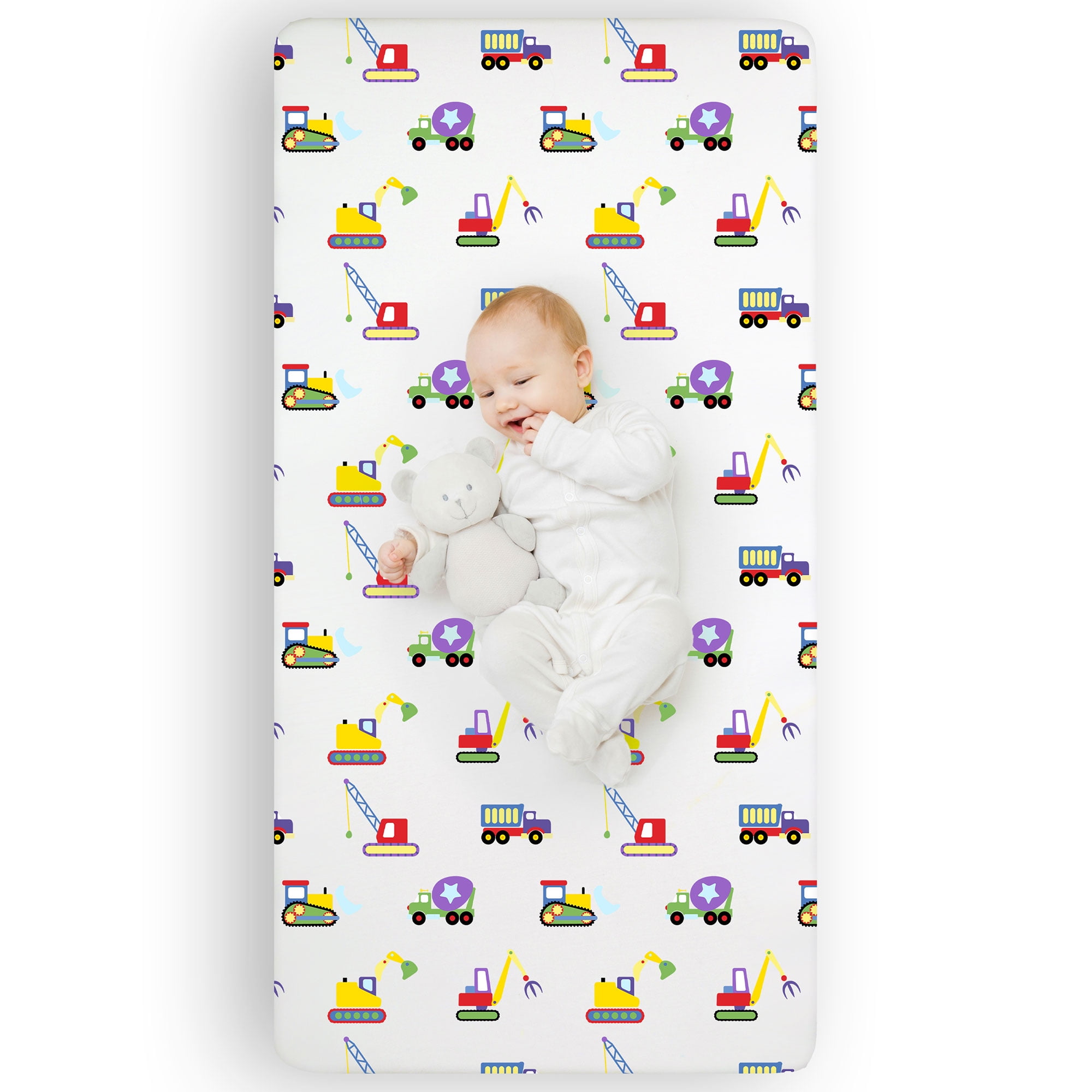 Wildkin Kids Microfiber Fitted Crib Sheet for Boys & Girls, 52 x 28 ...