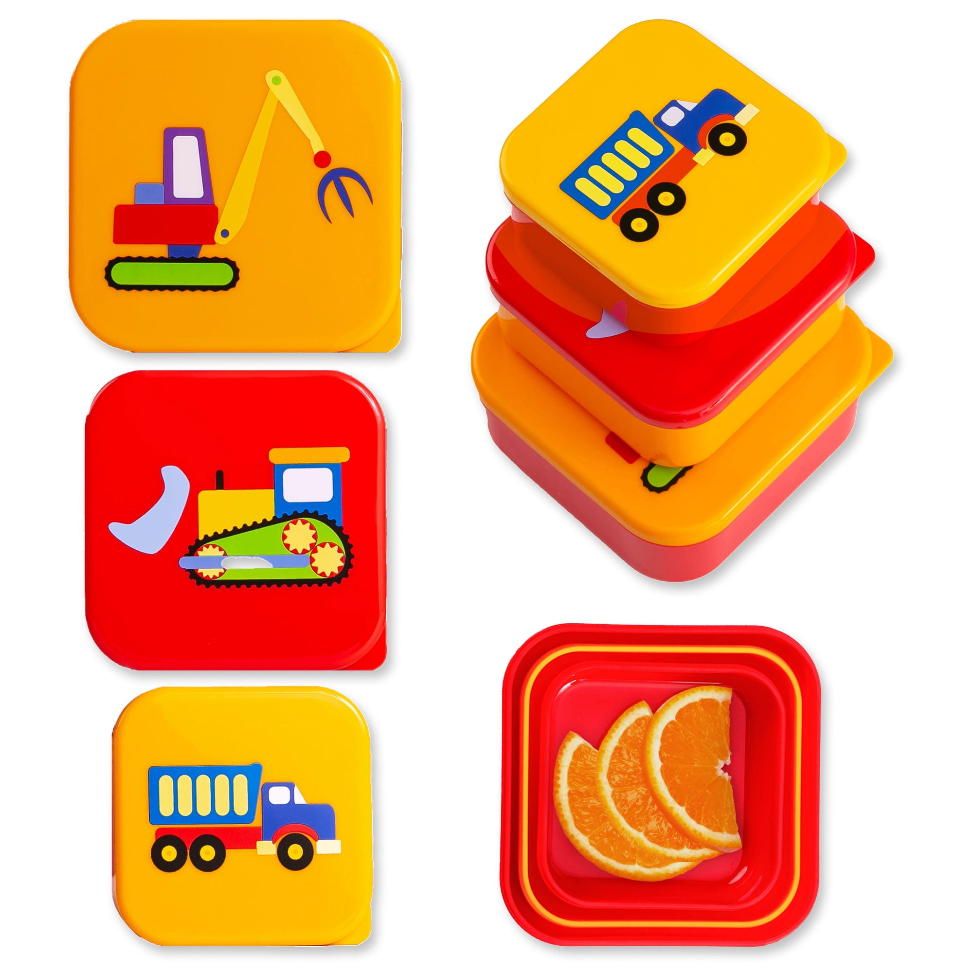 Wildkin Kids Nested Snack Containers for Boys & Girls (Under ...