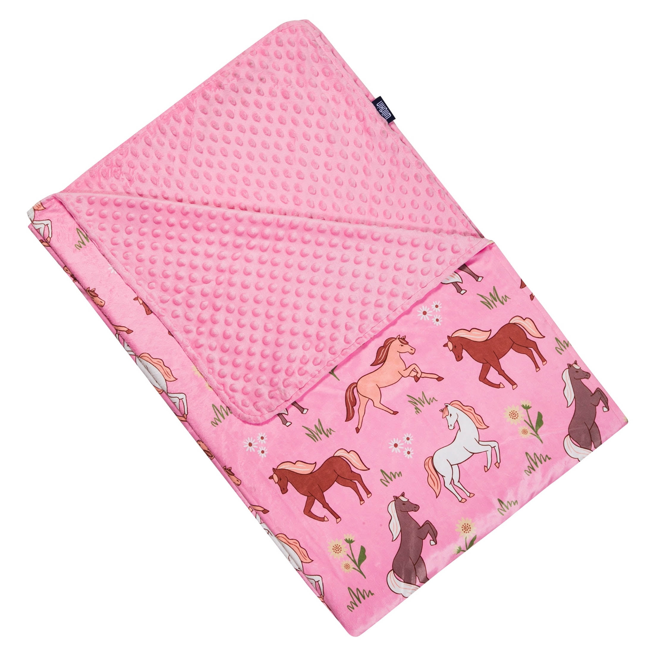 Wildkin Kids Plush Velour Throw Blanket for Girls and Boys (Wild Horses ...
