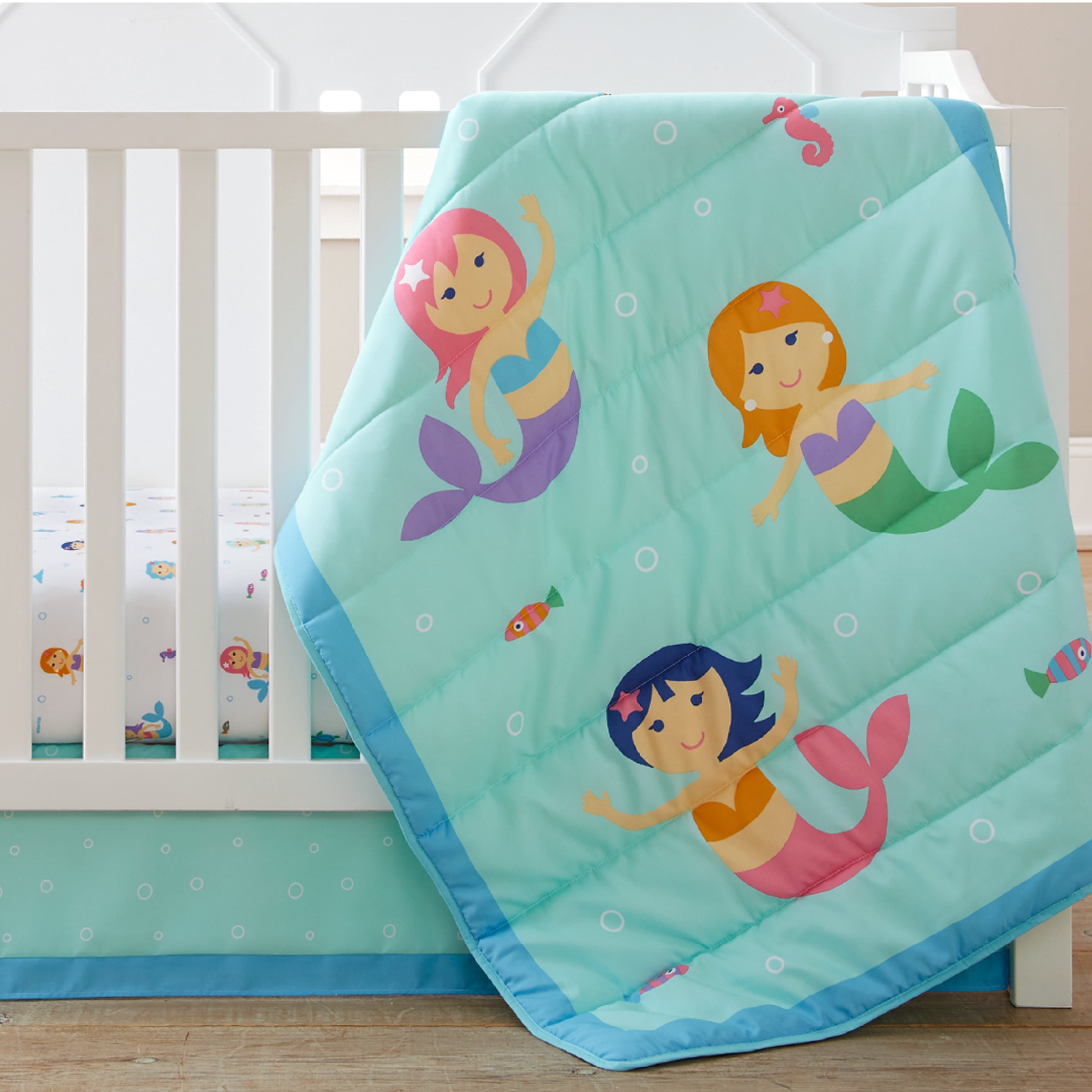 Wildkin Mermaids 3 pc Microfiber Bed in a Bag - Baby - Walmart.com