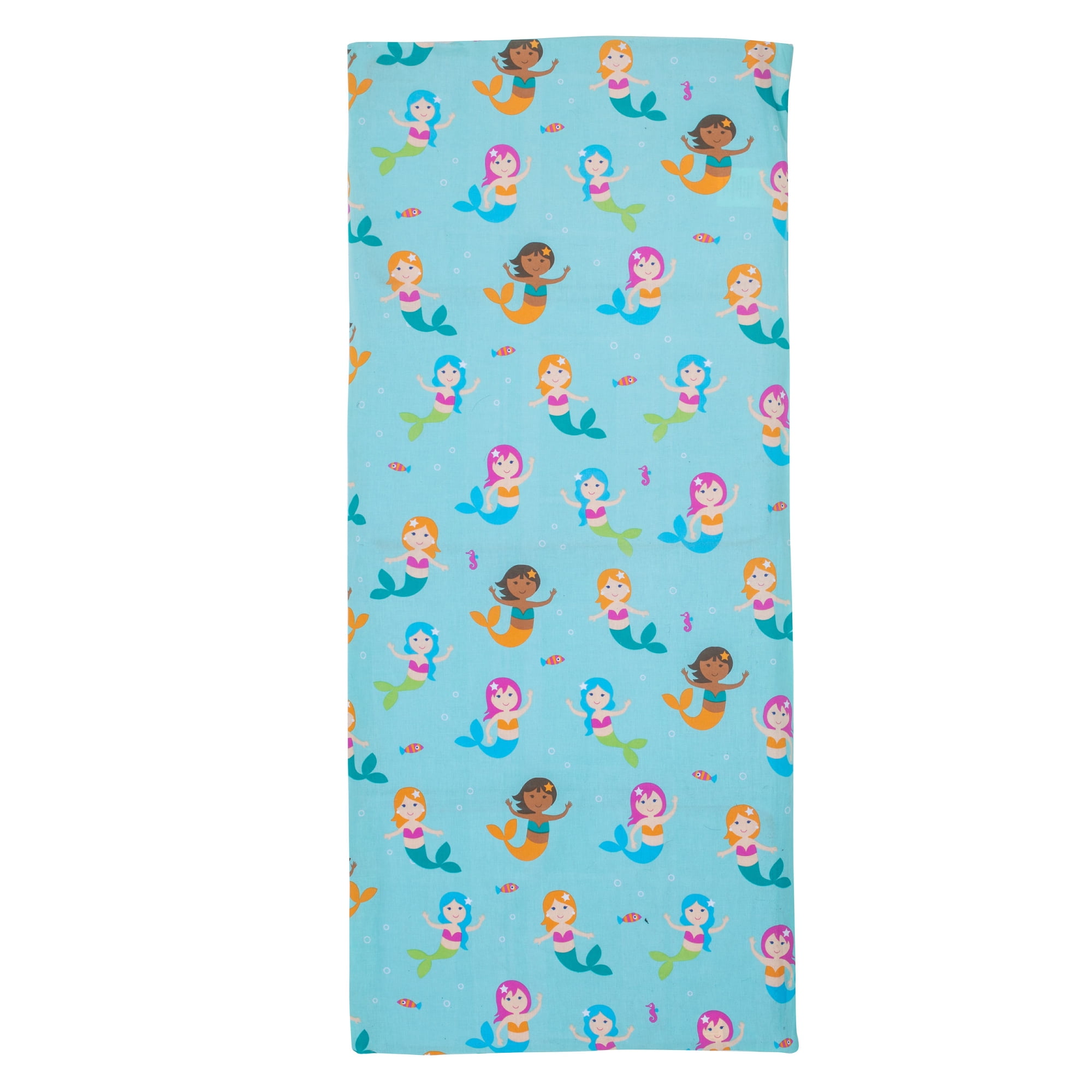 Wildkin Mermaids 100% Cotton Rest Mat Cover in Blue for Kids, Fits up ...