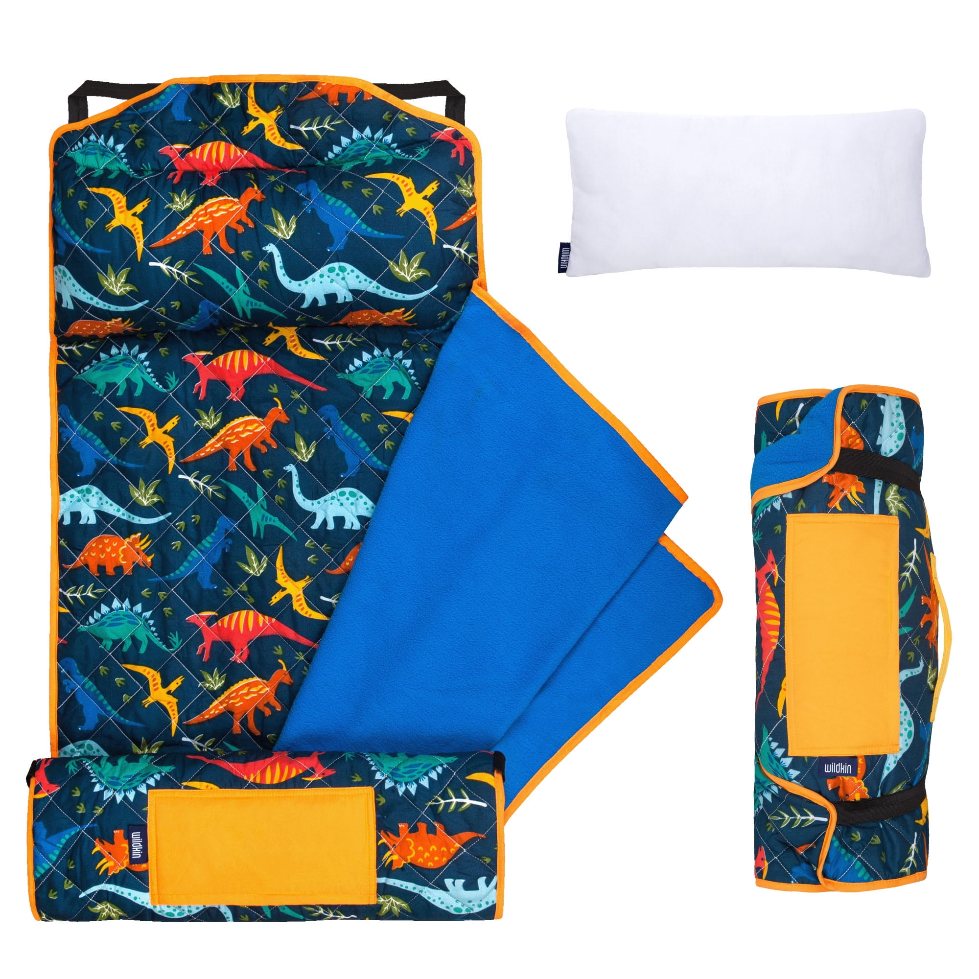Wildkin Quilted Nap Mat with Elastic Corner Straps for Boys and Girls ...