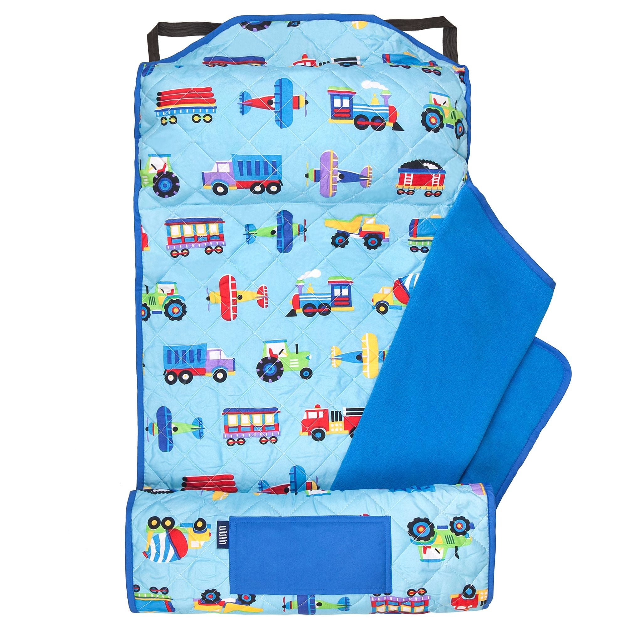 Wildkin Quilted Nap Mat with Elastic Corner Straps for Boys and Girls ...