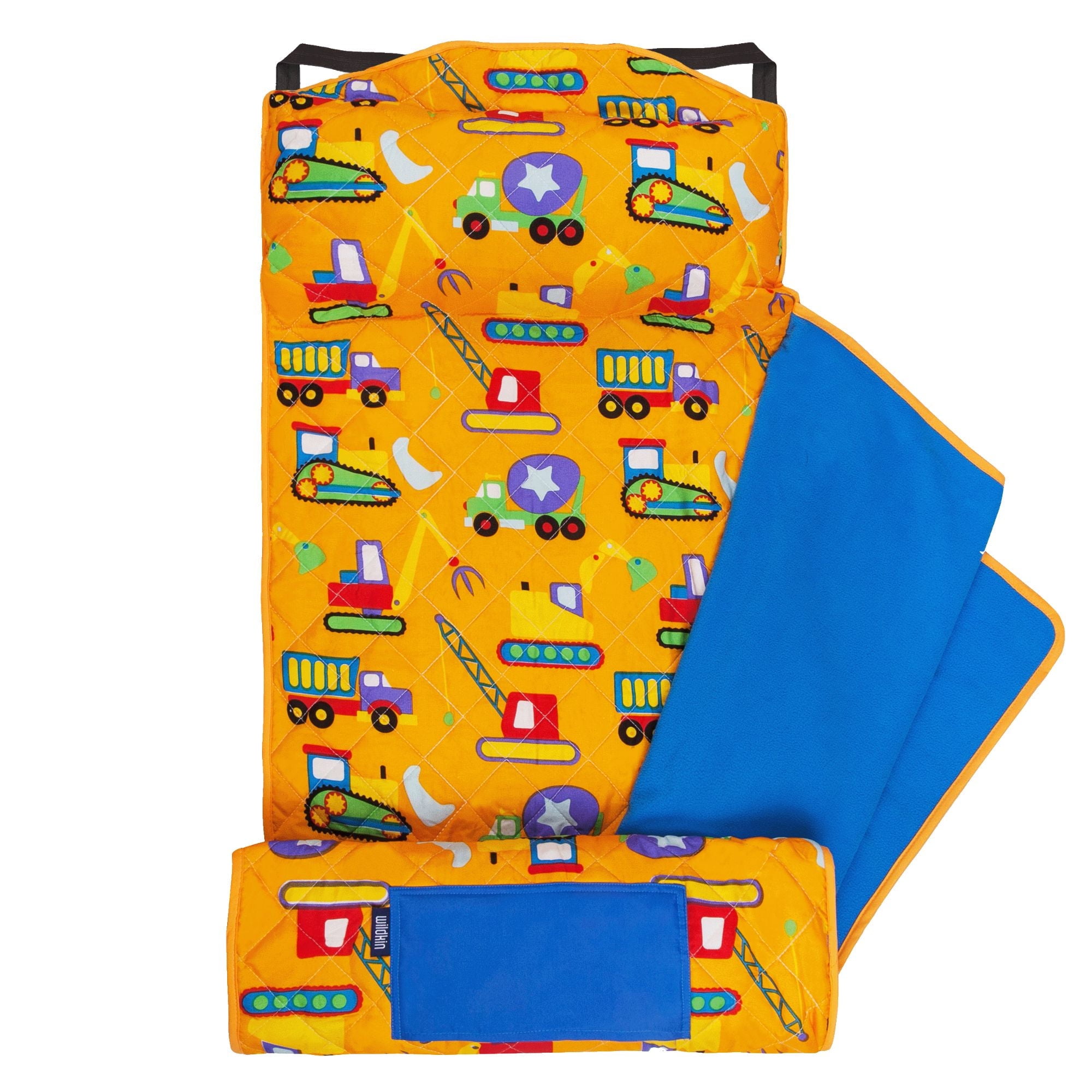 Wildkin Quilted Nap Mat with Elastic Corner Straps for Boys and Girls ...