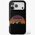 Wildland Firefighter Retro Sunset Design iPhone Case 17 11 12 13 14 15 ...