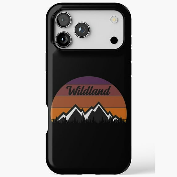 Wildland Firefighter Retro Sunset Design iPhone Case 17 11 12 13 14 15 ...