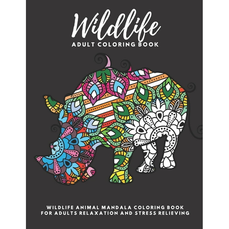 adult coloring pages wildlife