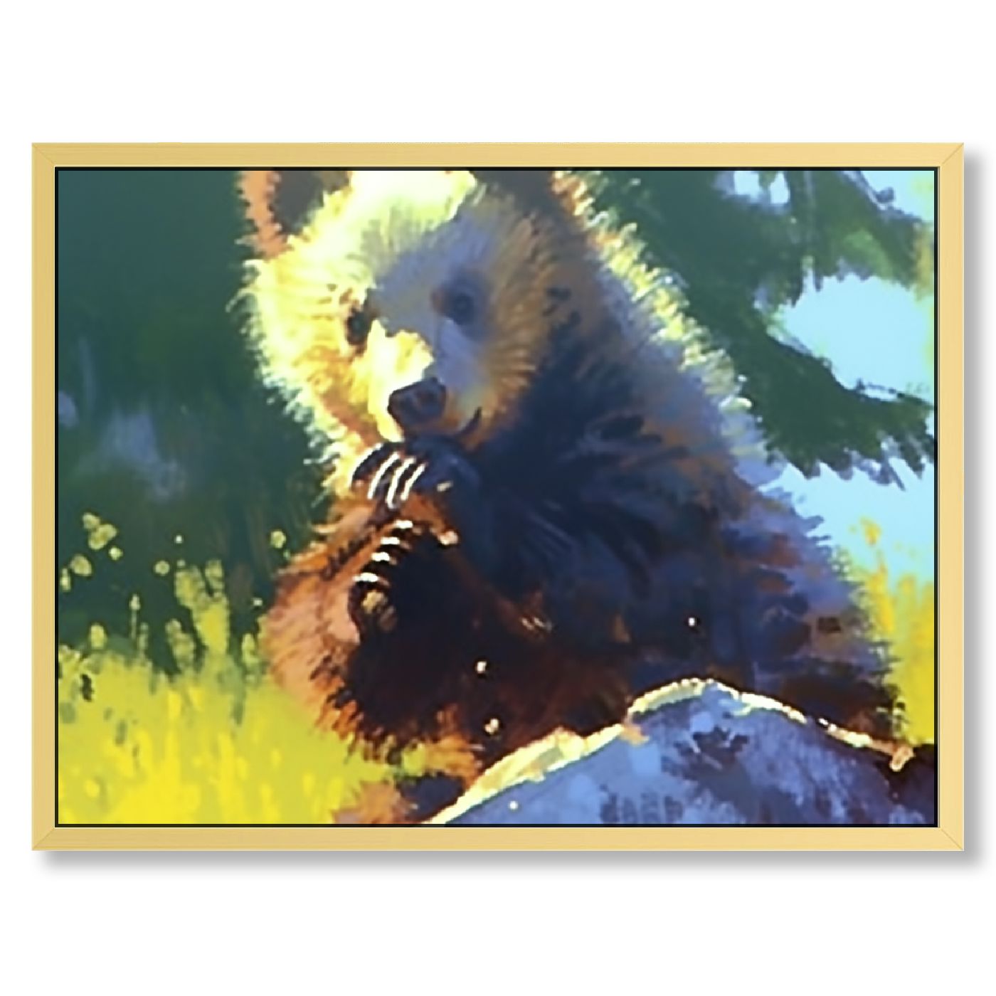 Wildlife Animal Cute Cub Wall Decor Art Print Poster Picture - Walmart.com
