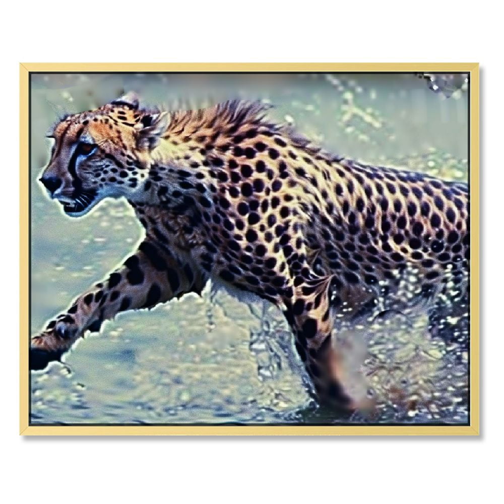 Wildlife Animal Running Wall Decor Art Print Poster - Walmart.com