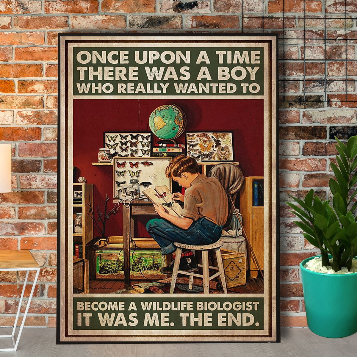 Wildlife Biologist A Boy Wanted To Become A Wildlife Biologist Paper ...