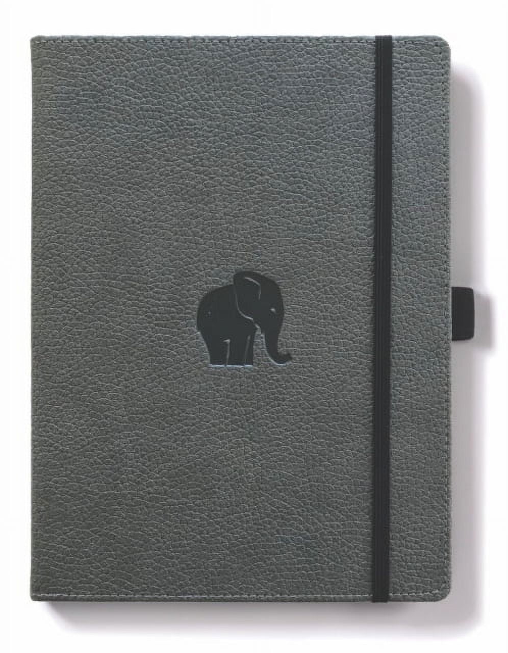 Dingbats A4+ Wildlife Grey Elephant Notebook - Dotted - Walmart.com