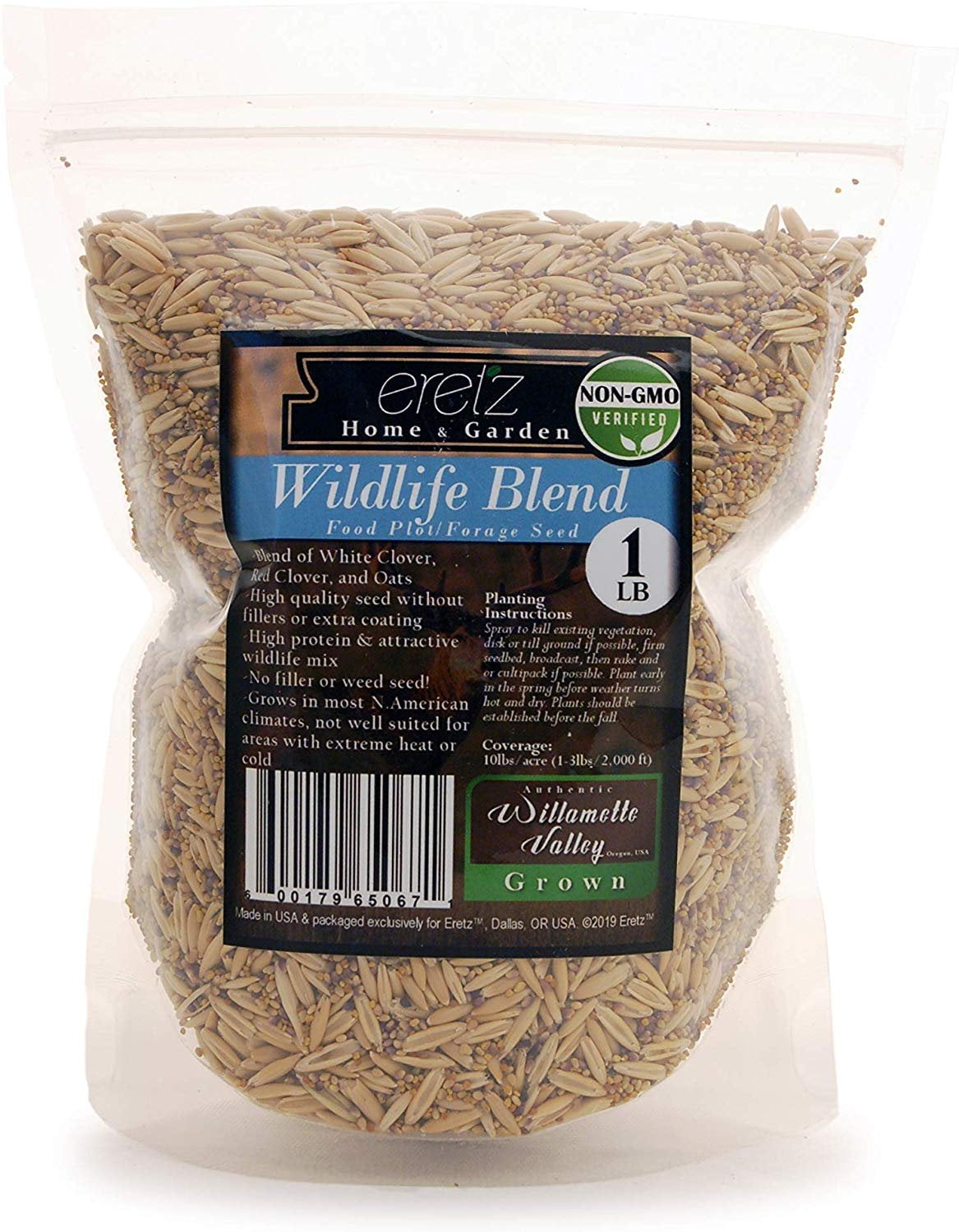 Wildlife Food Plot Blend and Forage Seed Mix by Eretz - CHOOSE SIZE ...