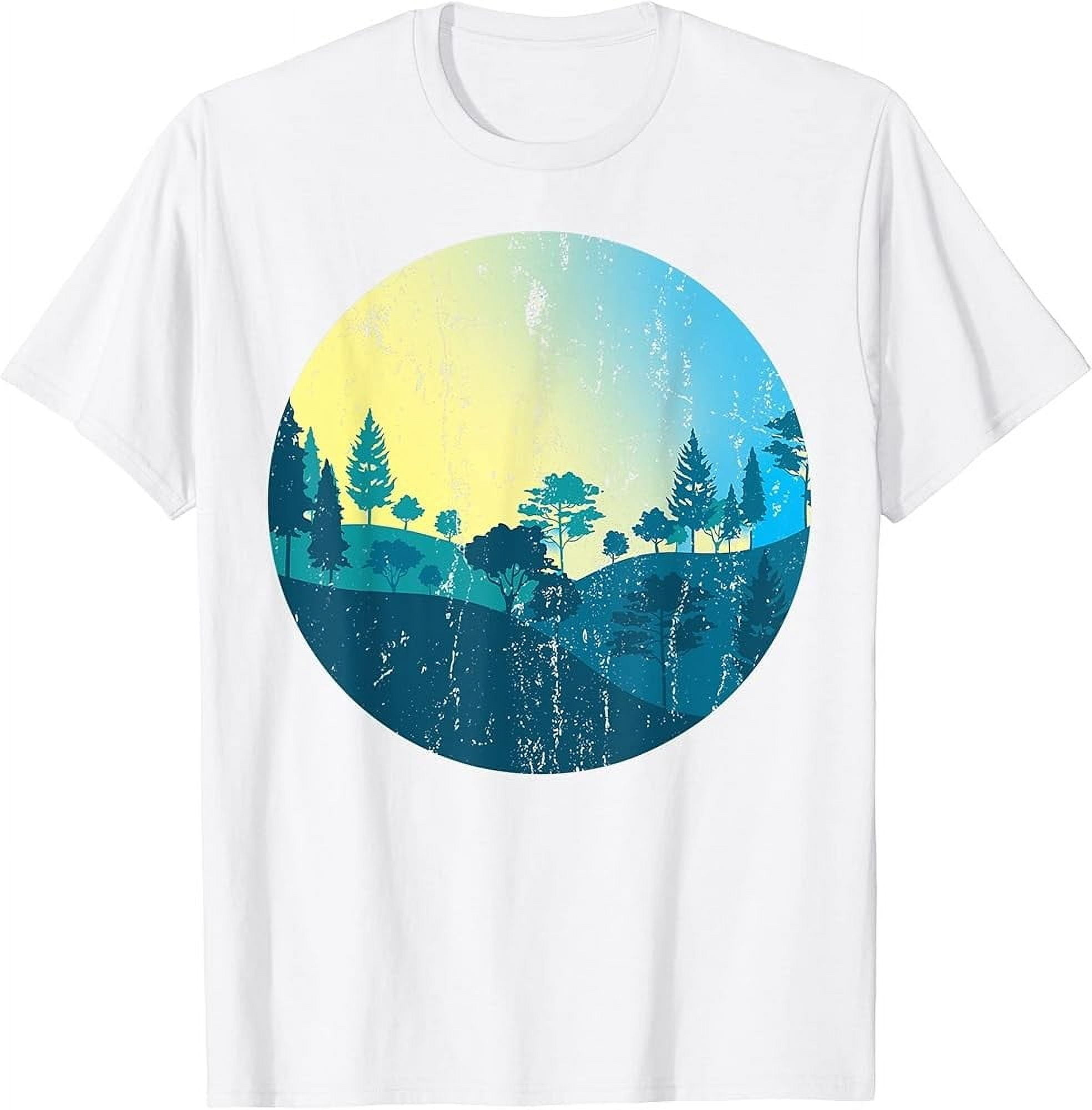 Wildlife Forest Nature Landscape Outdoor Forest T-Shirt - Walmart.com