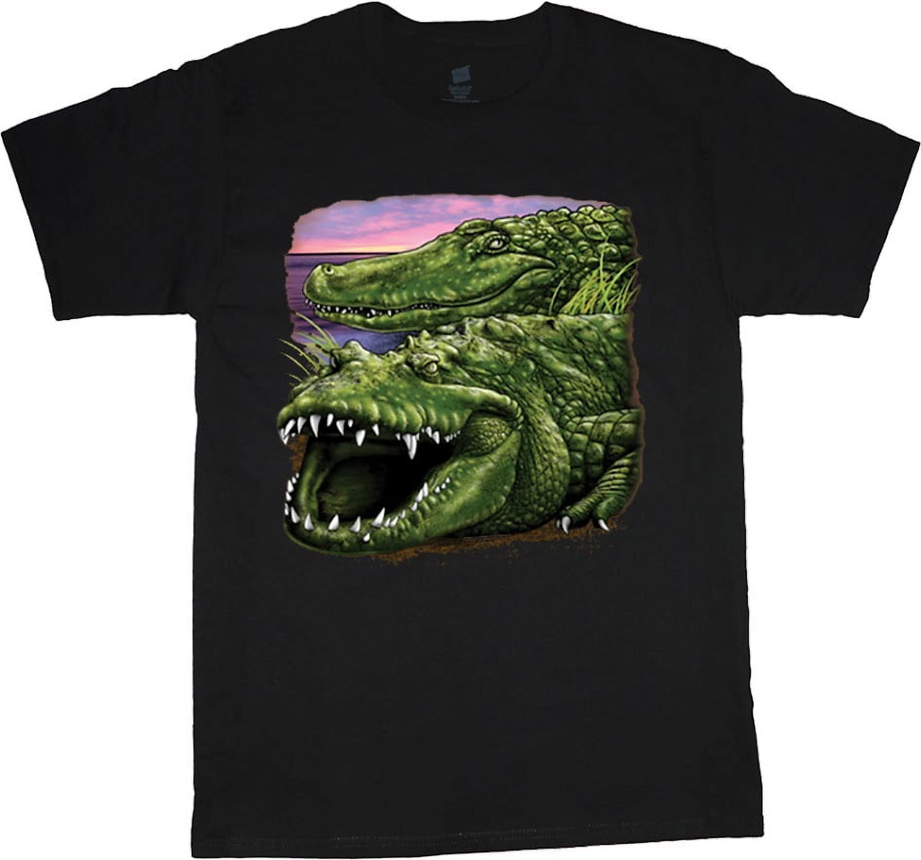 Wildlife Gifts Alligator T-shirt Mens Graphic Tees - Walmart.com