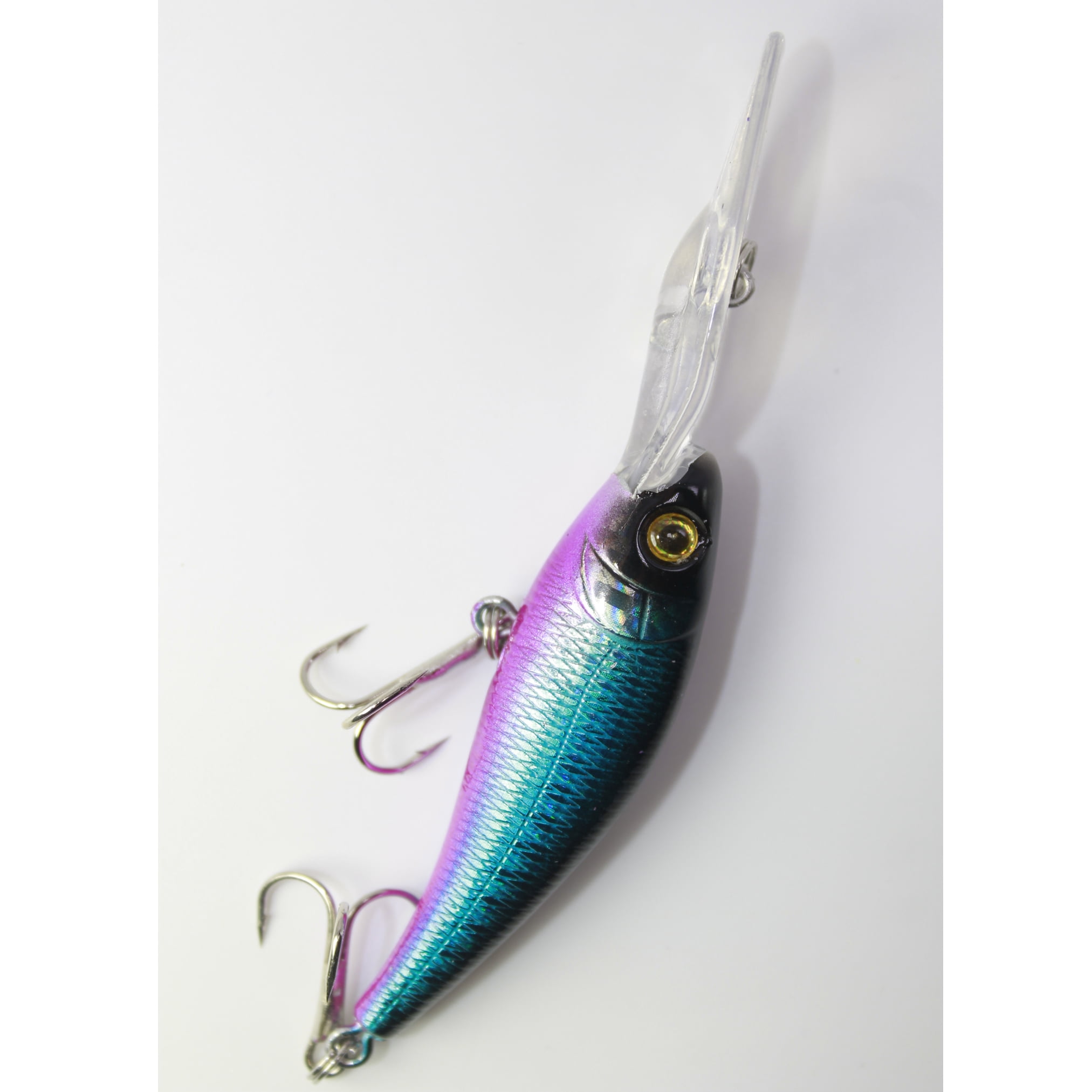 Wildlife Lures 3" inch Bunker Hard Fishing Lure Bait (Iridescent Fish ...
