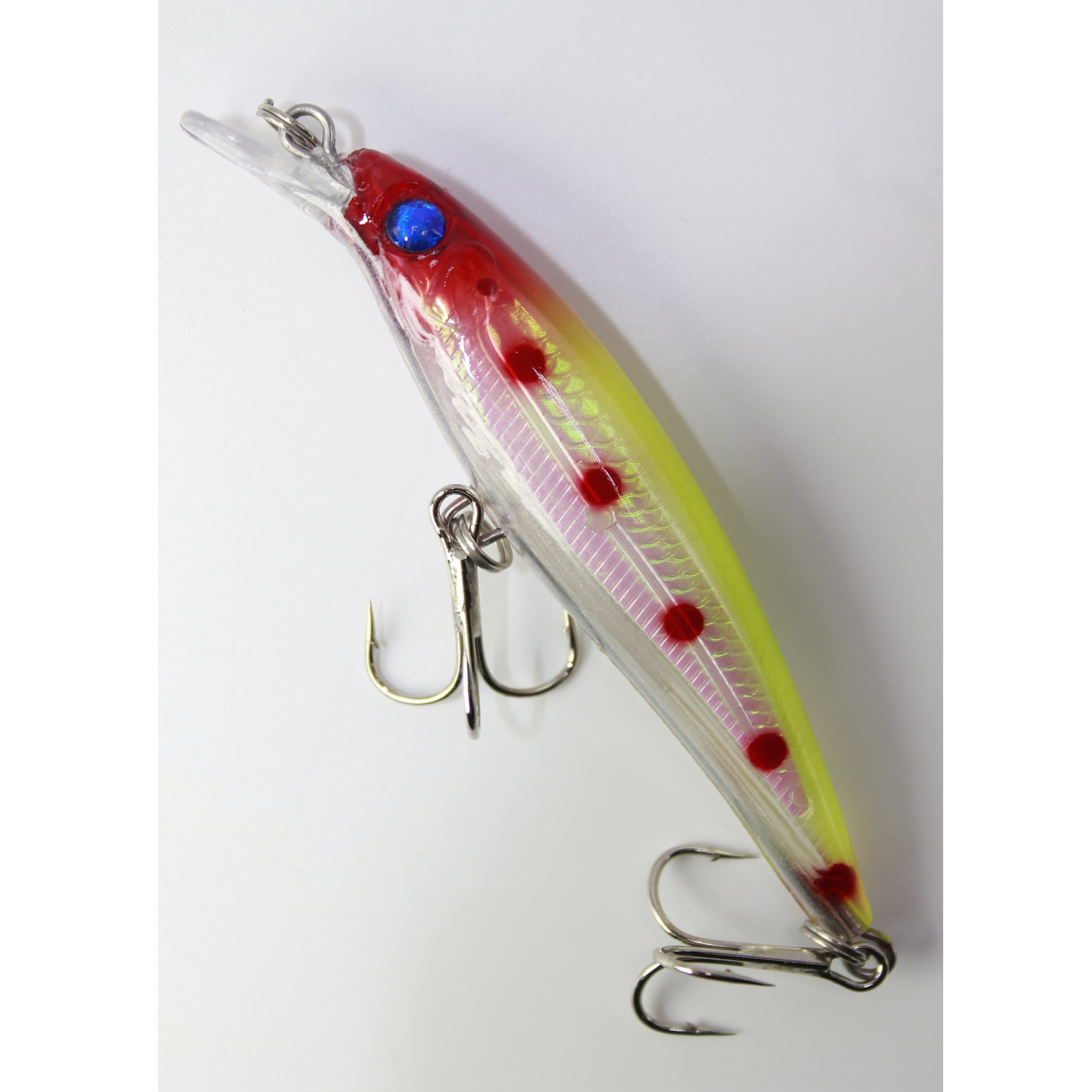 Wildlife Lures 3" inch Bunker Hard Fishing Lure Bait (Red Highlight ...