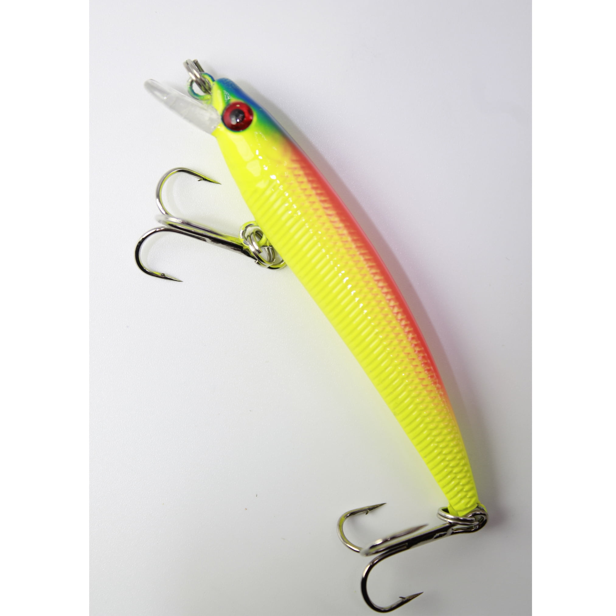 Wildlife Lures 3" inch Bunker Hard Fishing Lure Bait (Yellow Beam Bait ...