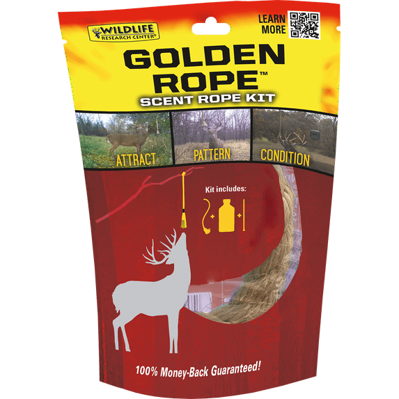 Wildlife Research Center, Golden 1 Rope Scent Rope Kit - for Scrape ...
