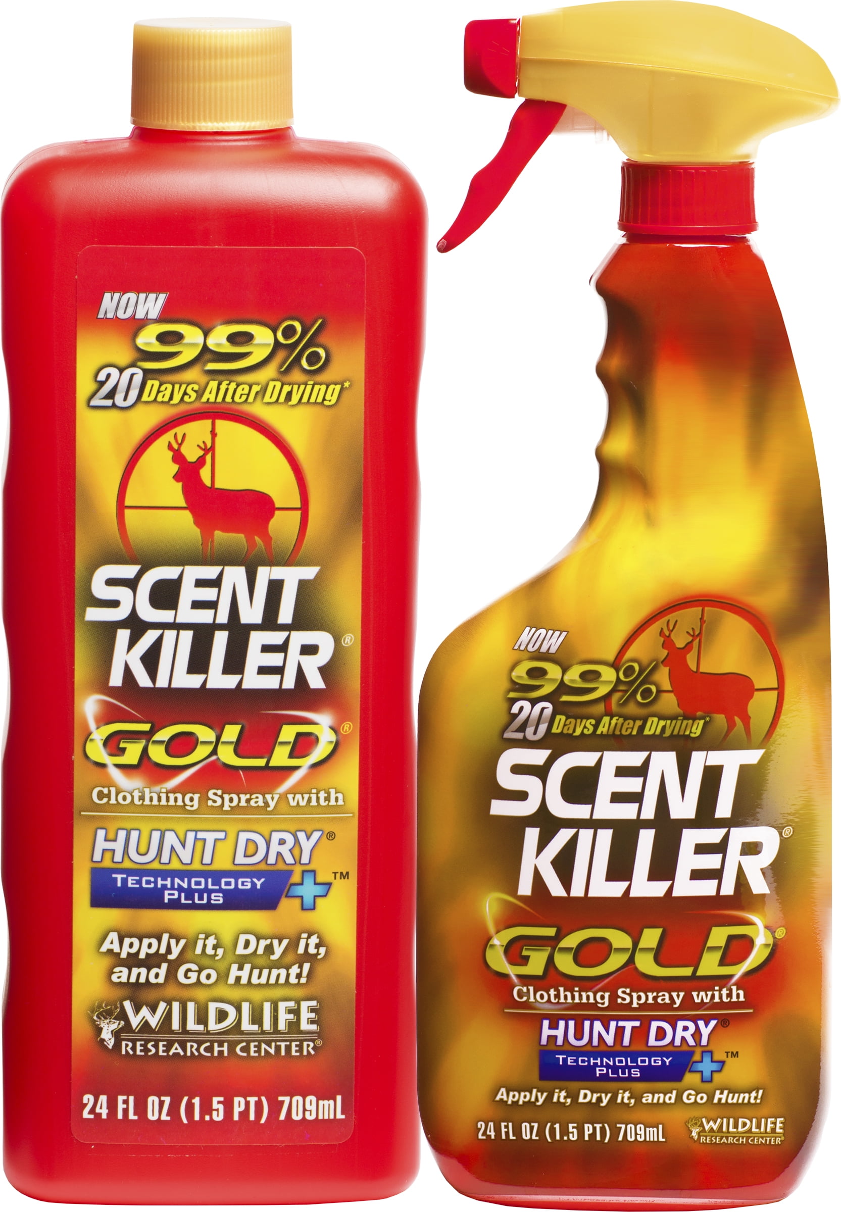 Wildlife Research Center, Scent Killer Gold 24/24 Combo 48 fl oz ...