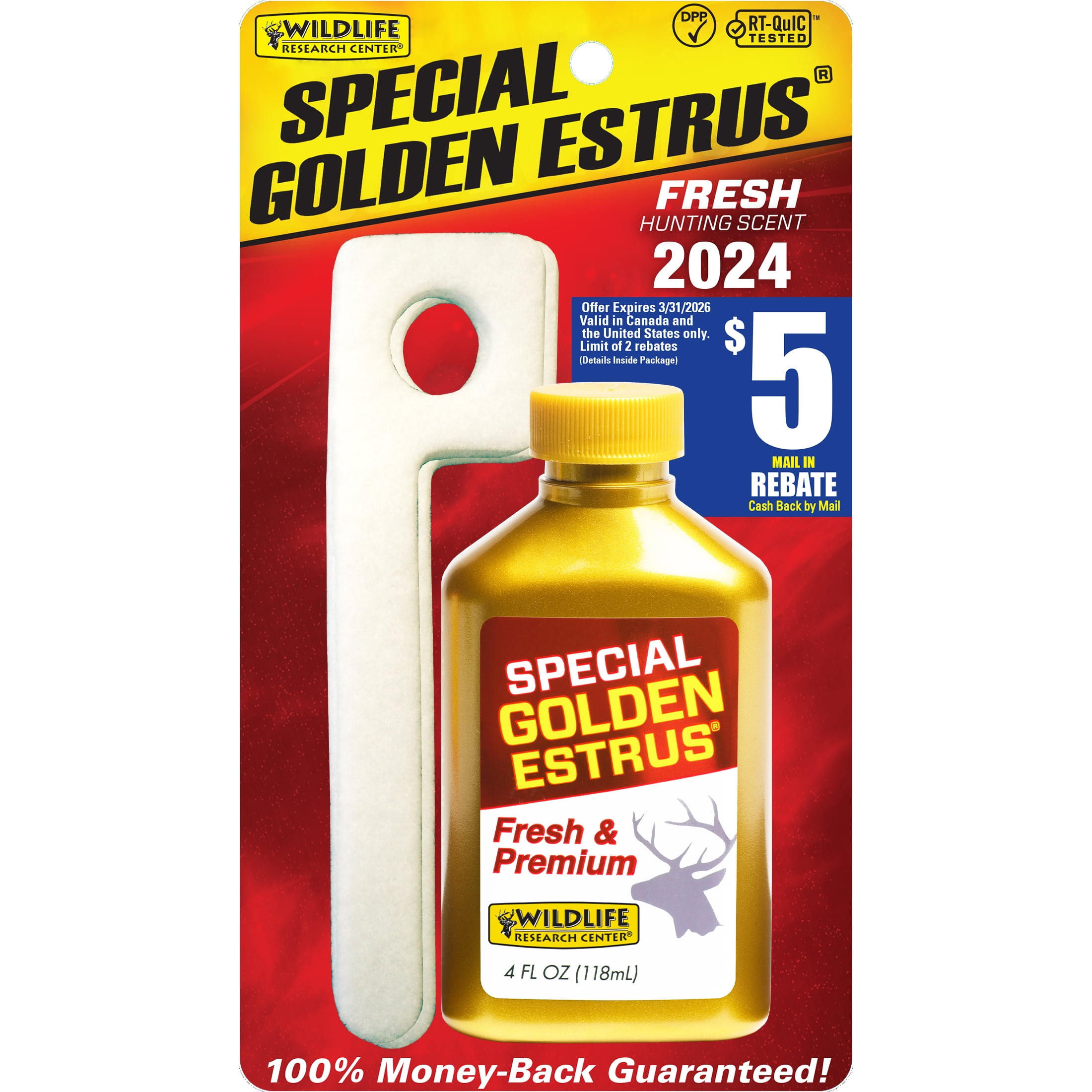 Wildlife Research Center Special Golden Estrus 4 fl oz Doe Estrous ...