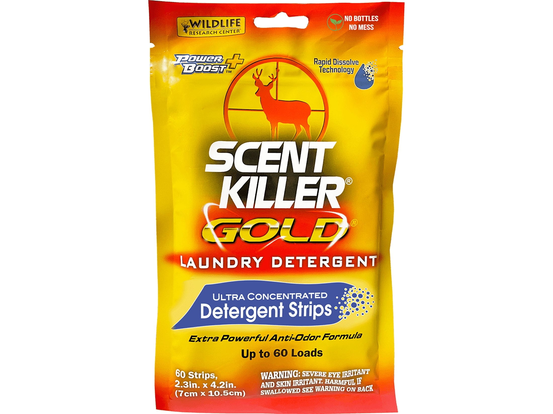 Wildlife Research Scent Killer Gold Laundry Detergent Strips - Walmart ...