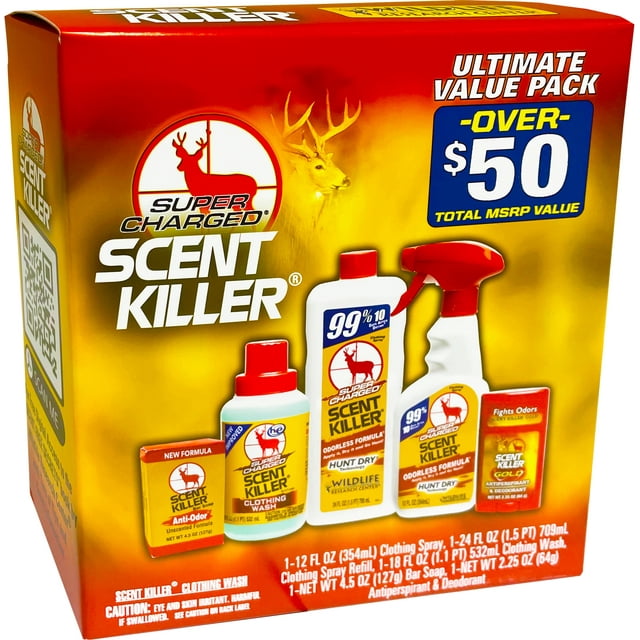 Wildlife Research Super, Charged Scent Killer Hunting Scent Elimination ...