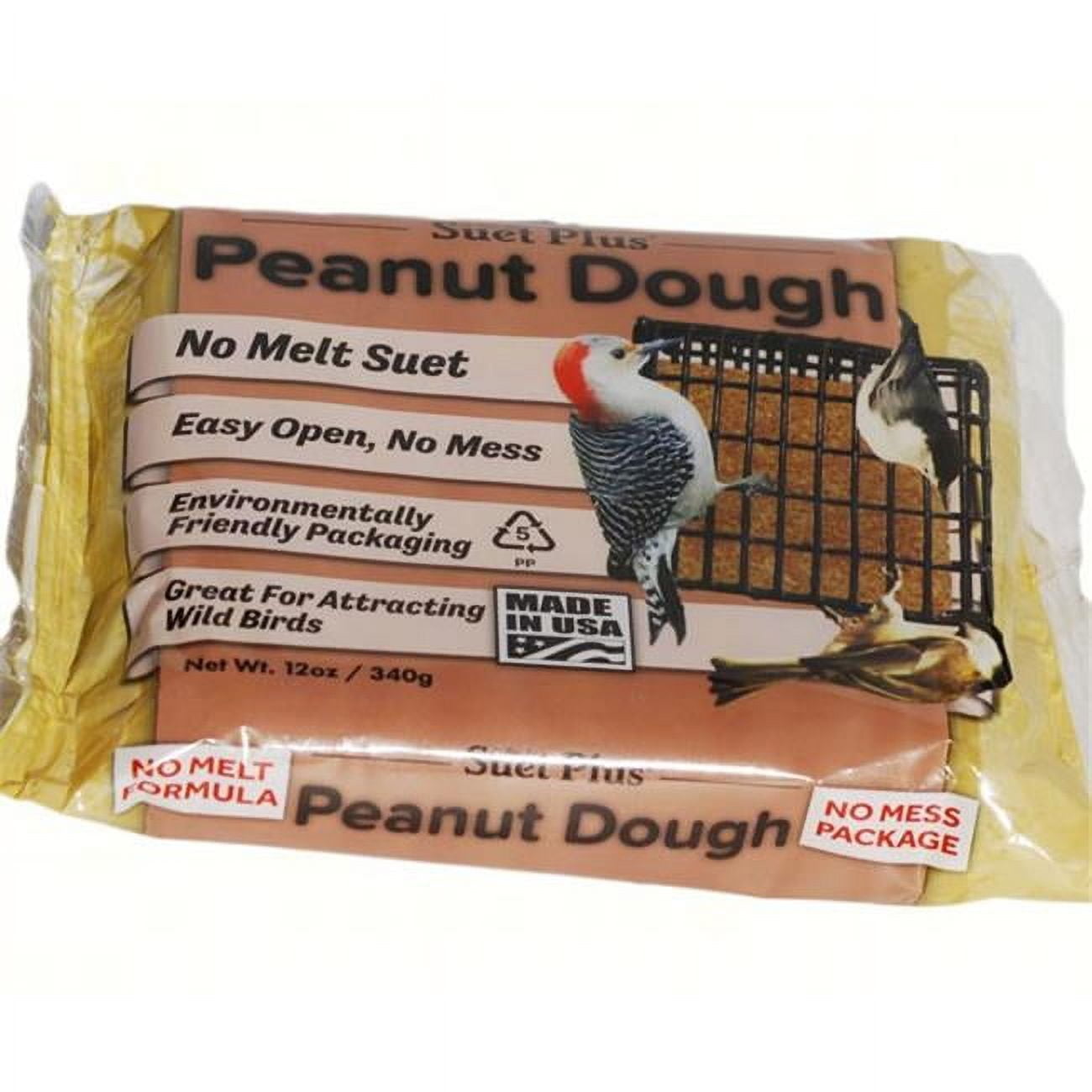 Wildlife Sciences Peanut No-Melt Suet Dough - Walmart.com