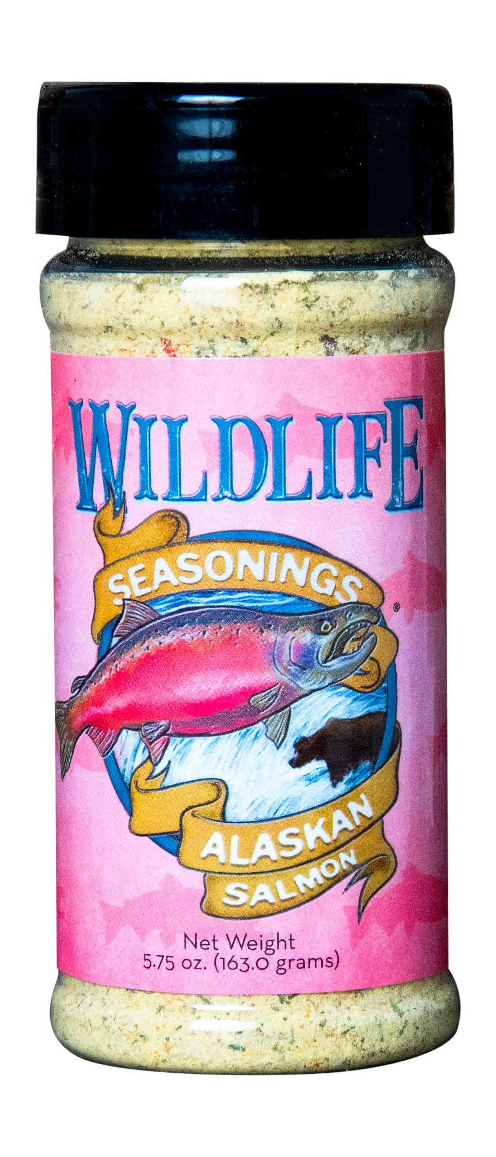 Wildlife Seasonings Alaskan Salmon - Premium BSL1 Dry Rub & Grilling ...
