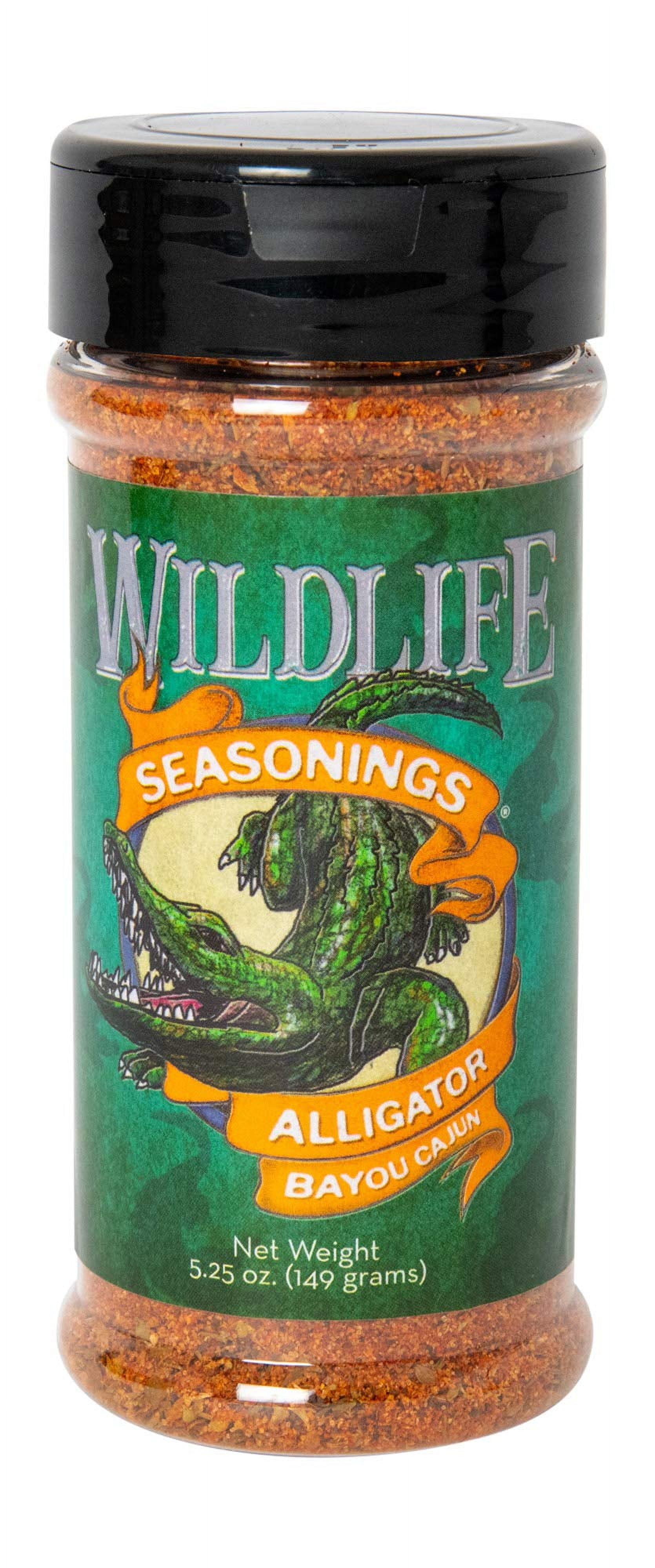 Wildlife Seasonings Alligator Bayou WHF2 Cajun - Spicy Cajun Meat ...