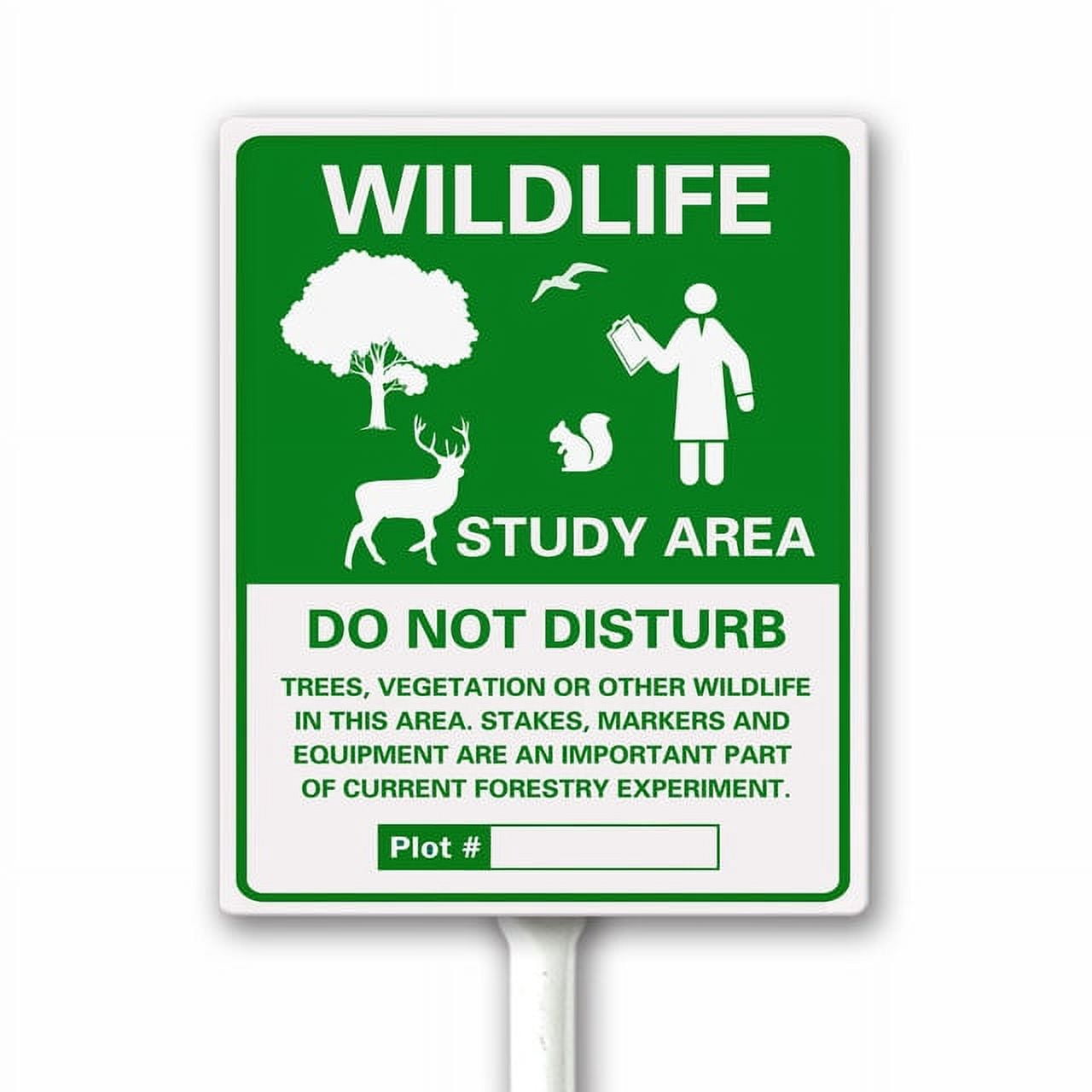 Wildlife Study Area - Do Not Disturb Trees, Vegetation, Wildlife In ...