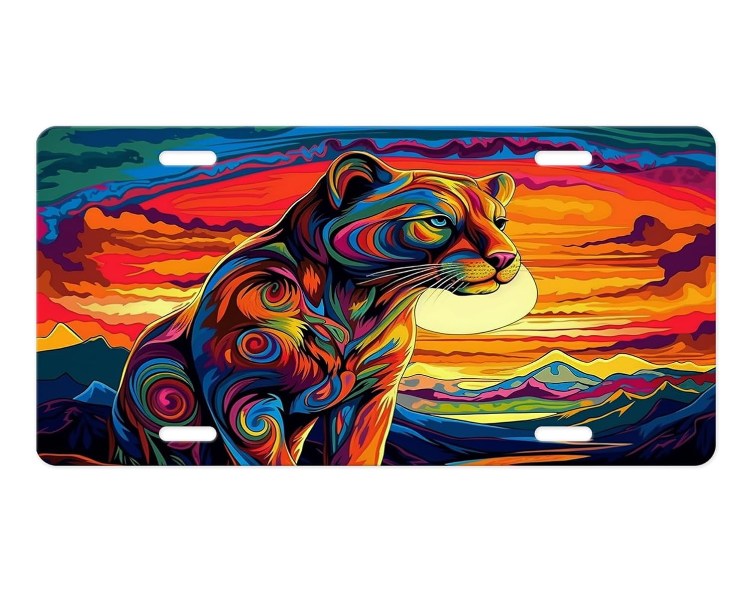 Wildlife Vanity Aluminum Front License Plate (Stay Wild Wolf) - Walmart.com
