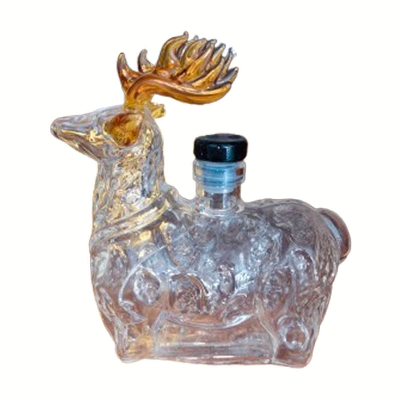 Wildlife Whiskey Decanter, Animal Shape Glass Bottle, Unique Engraved ...