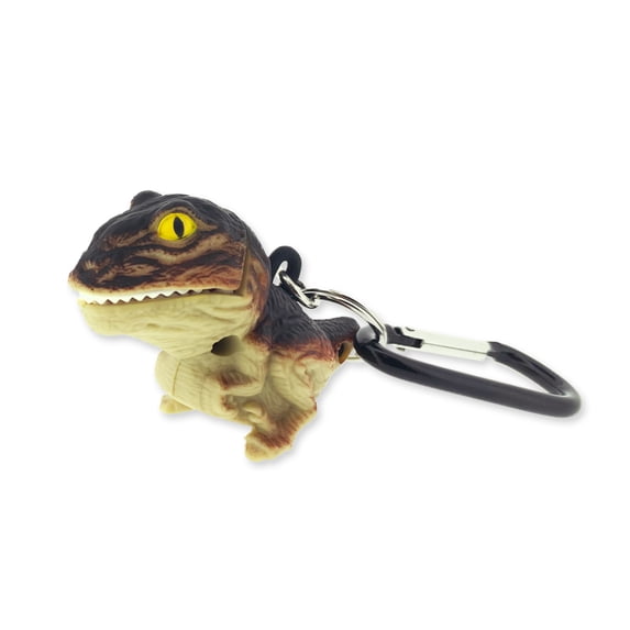 Wildlight Animal Carabiner Flashlight - Brown T-Rex | Animal Keychain ...