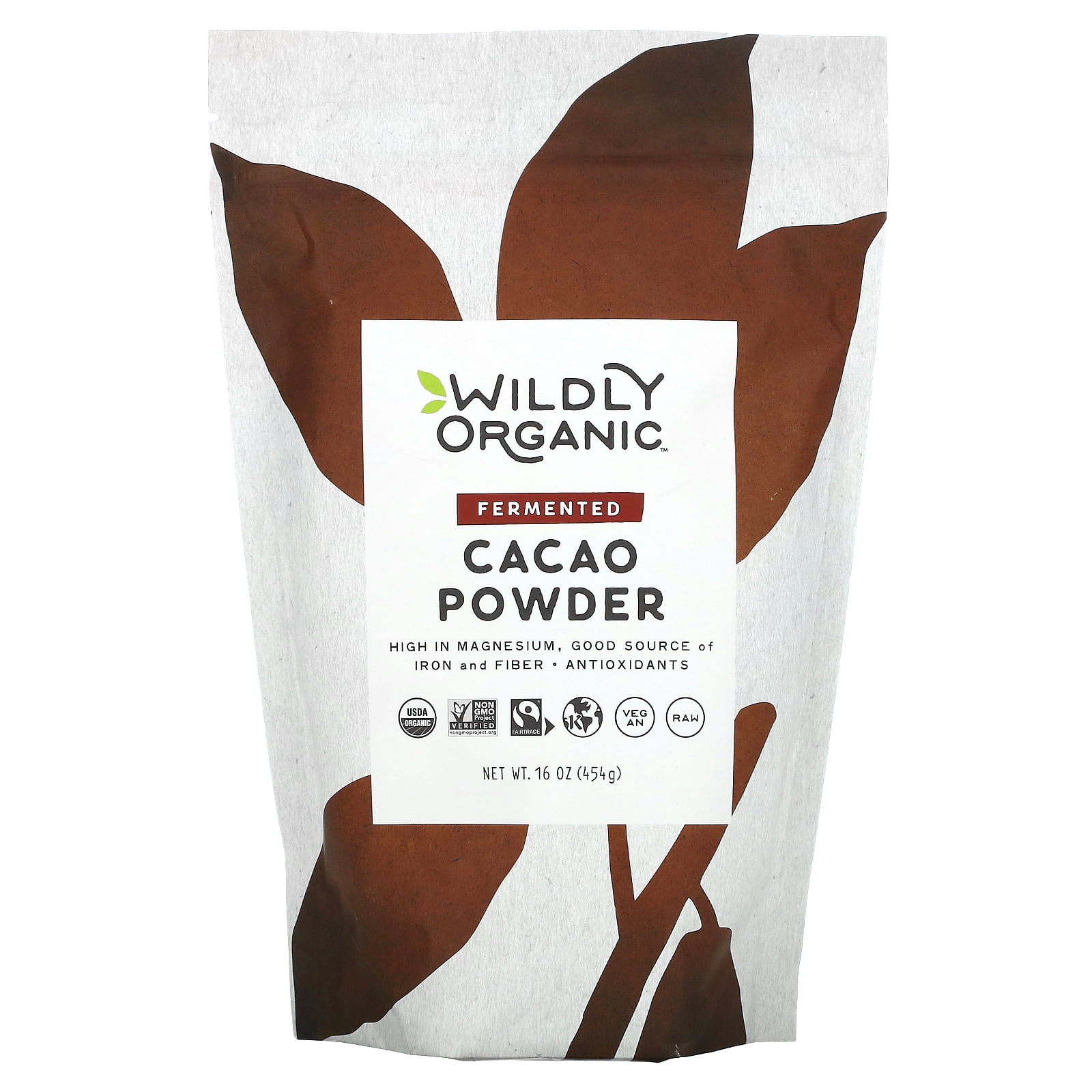 Wildly Organic - Fermented Cacao Powder, 16oz - Walmart.com