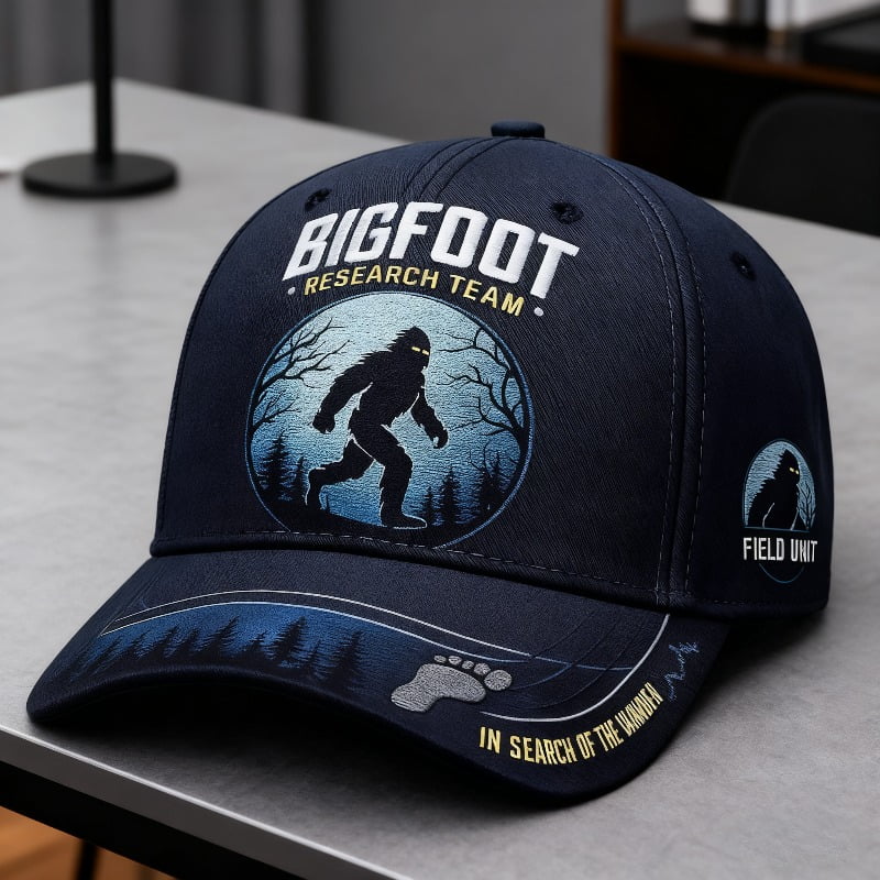 Wildman Emblem Cap Bigfoot Cool Forest Giant Design Lightweight ...
