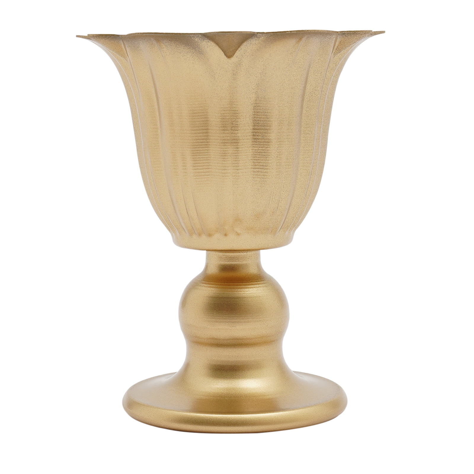 Wildnix 10-Pack Bright Golden Wedding Flower Vases, Iron Floral Display ...