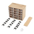 Wildnix 15-Slot Cell Phone Storage Locker with Clear Acrylic Doors and ...