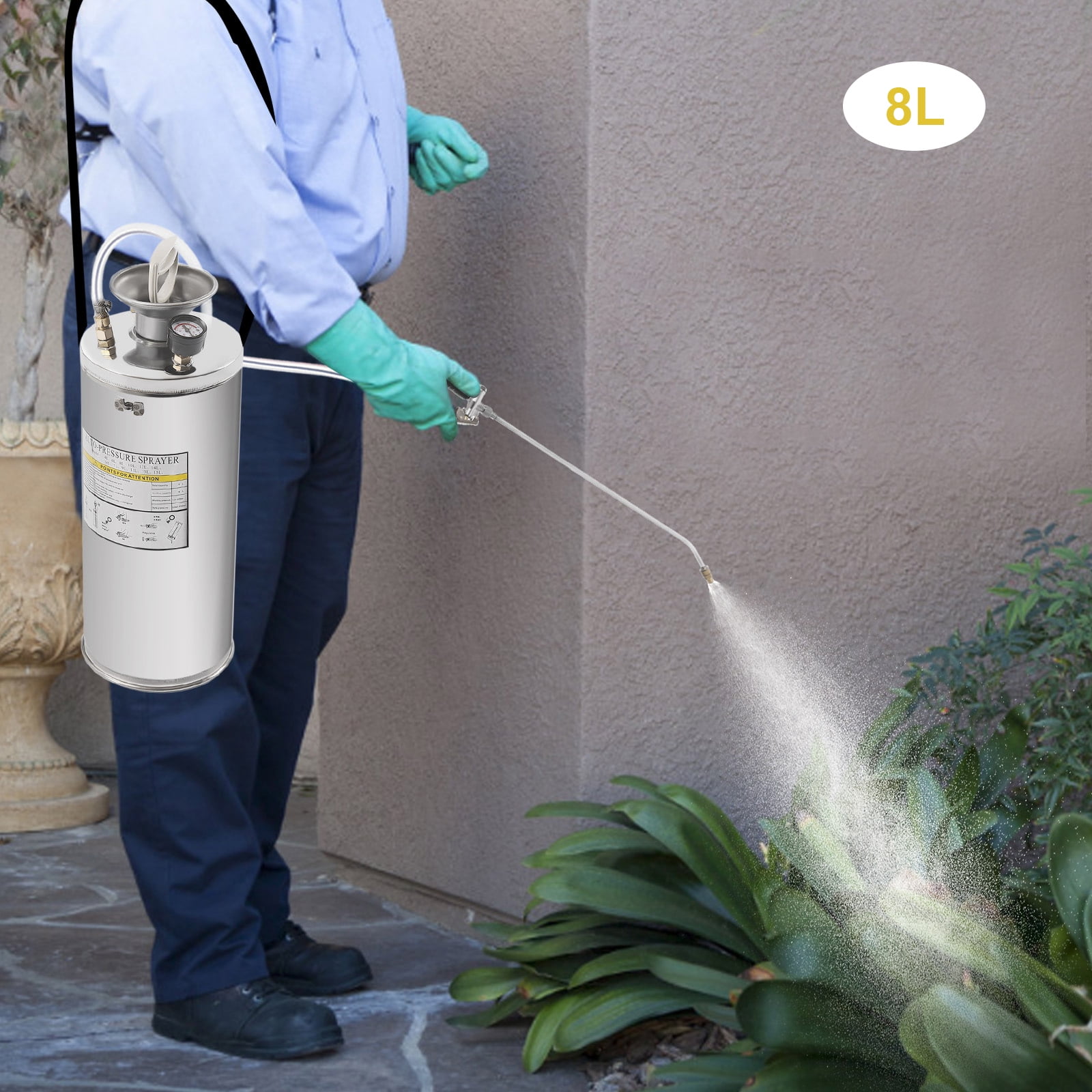 Wildnix 2 Gallon Sprayer with Adjustable Nozzle (Spray and Columnar ...